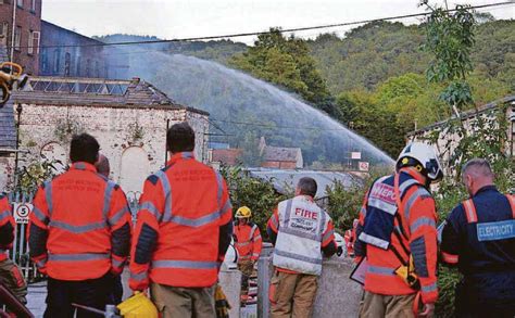 Fire Crews Tackle Blaze At Old Mill