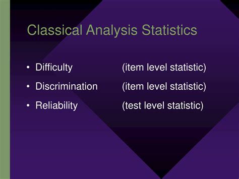 Ppt Item Analysis Classical And Beyond Powerpoint Presentation Free