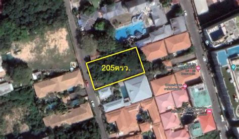 ขายที่ดินเปล่า ขนาด 205 ตรว ซอยพระตำหนัก6 เมืองพัทยา อำเภอบางละมุง
