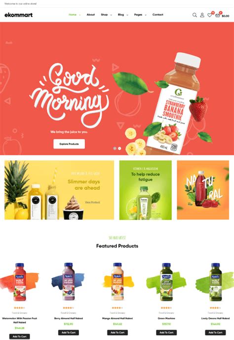 Top 10 Best Supermarket Wordpress Themes For Online Presence