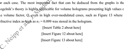 Show The Results Of The Diffraction Efficiency For Volume Phase Download Scientific Diagram