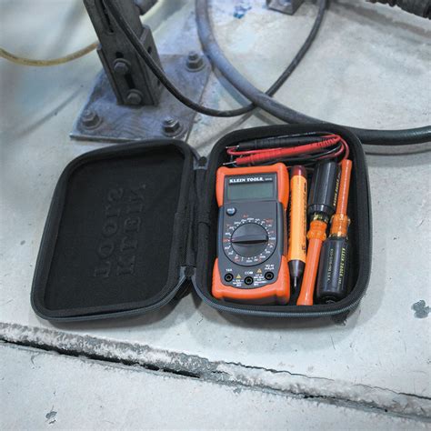 Klein Tools Tool Case Black Orange Polyester 6 1 2 In Height 8 3 4