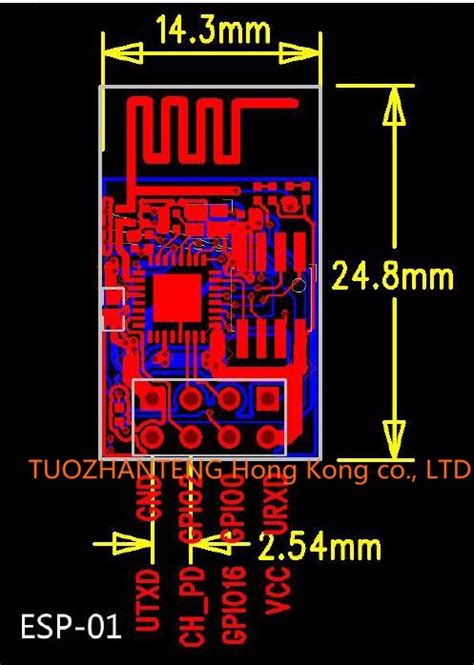ESP8266 ESP 01 Serial WIFI Module RobotWinner Robot Electronics