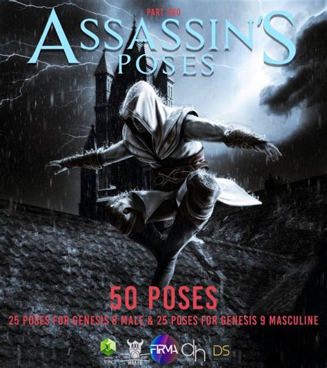 Assassin Poses 2 3d Models For Daz Studio And Poser Assassin Poses 2 3d Models For Daz Studio And Poser