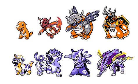 Digimon In Pokemon Sprite Style R Digimon