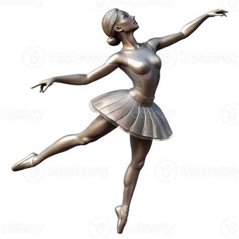 Vibrant Minimalist Ballet Dancer Silhouette Graceful Pose Isolated Original 57403361 Png