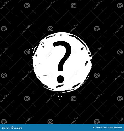 Question Button Icon Vector Illustration Stock Vector Illustration Of Quality Label 125800305