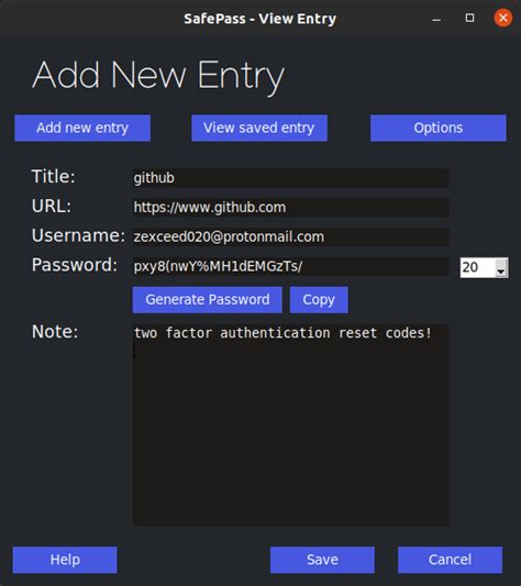 github himanshugupta2077 password manager