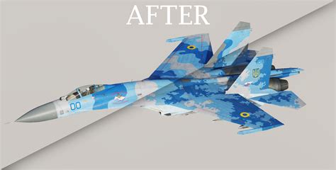 Ukrainian Su Default Liveries Brightness Fix Digital And Wave Camos