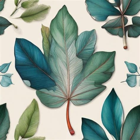 Premium Vector Botanical Leaf Art