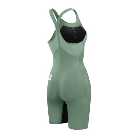 Womens Fastskin Lzr Pure Valor 20 Closedback Kneeskin Country Green