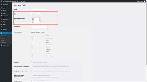 Profile Extra Fields WordPress User Profile Custom Fields Plugin