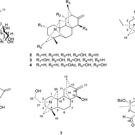 The Structures Of C20 Das Compounds 1 8 Download Scientific Diagram