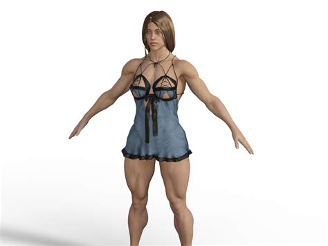 3d File Sexy Alba A Pose Rig Blender 40 🫦 ・template To Download And