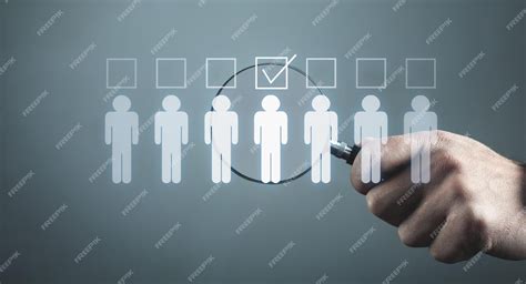 Premium Photo Choosing Candidate From Group Employee Selection