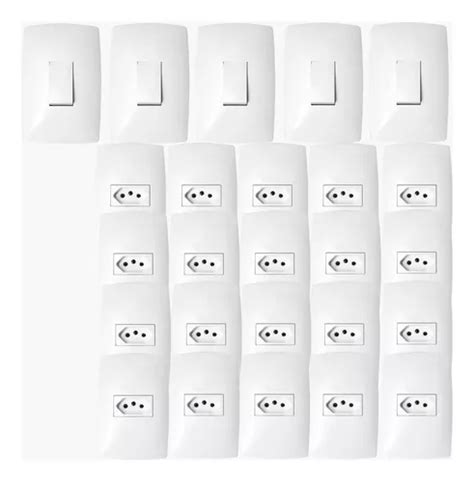 Tomadas Interruptores Modular Casa Completa Blux Home Frete Gr Tis