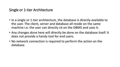 Client Server Architecturepptx Databases Computer Software And Applications