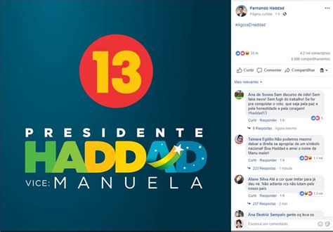 PT tira cor vermelha de campanha de Haddad Metrópoles