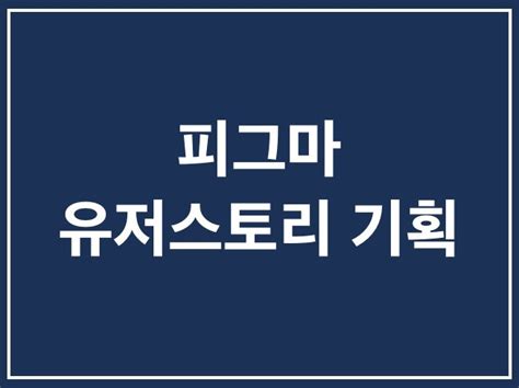 피그마를 활용한 유저스토리 기획서를 드립니다 크몽