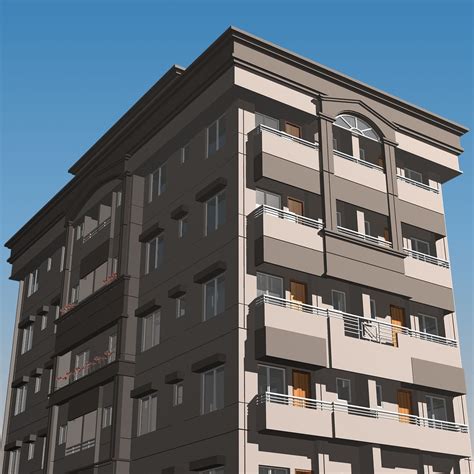 High Definition Building 01 3d Model 15 3ds Fbx Lwo Obj Max