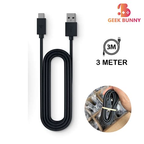 Original Ps5 Dualsense Edge Dualsense Type C Usb Charging Cable 3 Meter Shopee Malaysia