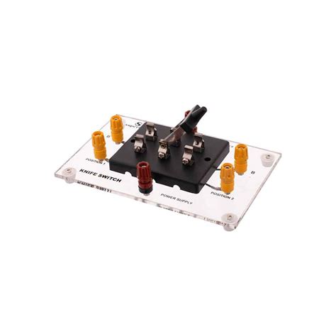 Knife Switch Electrical Accessory With Insulated Plate Supertek