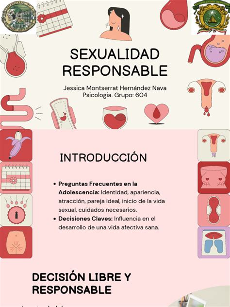 Presentación Sexualidad Responsable Pdf Infección Transmitida