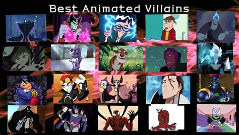 Best Animated Villains Vol 2 By Shukehamavak On Deviantart