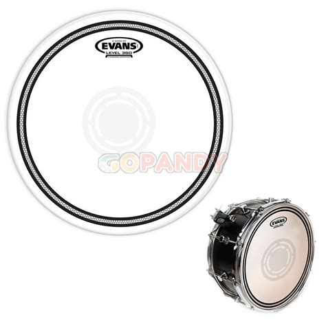 Evans B14ECSRD Level 360 14'' ECs Reverse Dot Snare Batter Drum Head ...