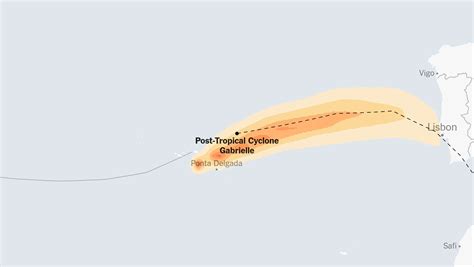 Maps Tracking Post Tropical Cyclone Gabrielle The New York Times