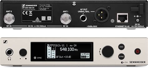 Sennheiser Ew 100 G4 835 S ไมโครโฟนไร้สาย Engineered For Professional Live Sound Rugged All In