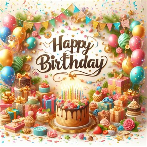 Feliz Cumpleaños Vector Descarga Gratuita Foto Premium