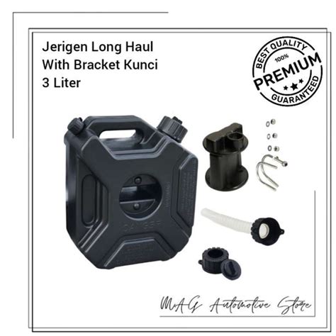 Promo Jerigen Long Haul 3 Liter Kunci Breket Jerigen Bensin Jerigen