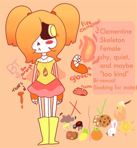 Clementine Ref 2018 By Bubbiey Tea On Deviantart
