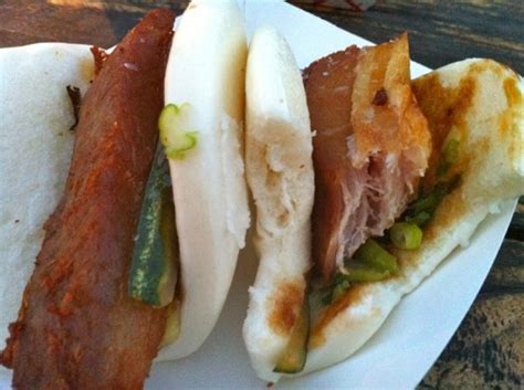 Beet Fries Pork Belly And Tongue Buns