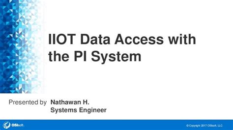 pdf iiot data access with the pi system osisoft · pdf filepi vision