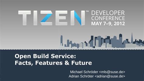 Open Build Service Facts Features And Future