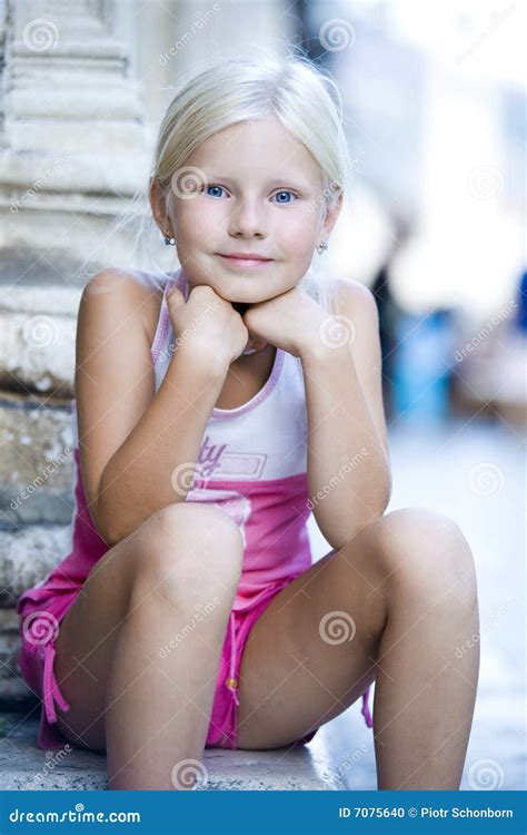 Young Tiny Girl Telegraph