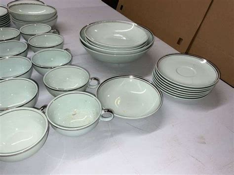 Ballerina Mist Dishware Set Has Some Chips Legacy Auction Company