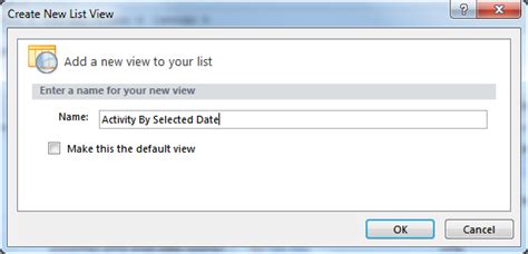filter a sharepoint calendar list with a date picker chris coulson s