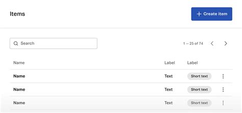 Overview Admin UI