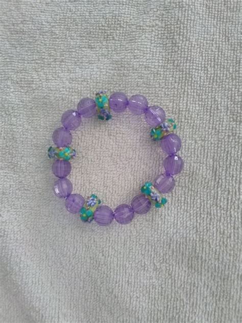 Purple Beaded Bracelet