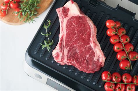 Raw Prime Steaks Variety Of Fresh Black Angus Prime Meat Steaks T Bone