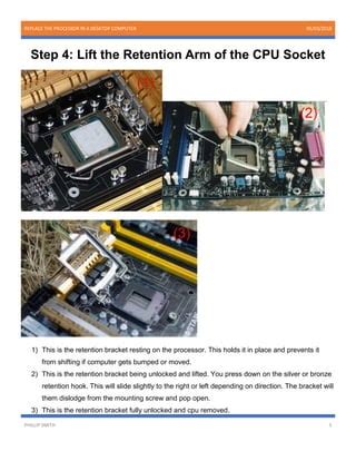 How To Replace Processor PDF