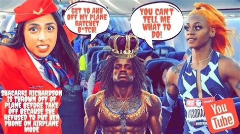 Shacarri Richardson Is Thrown Off Plane Before Take Off Because She