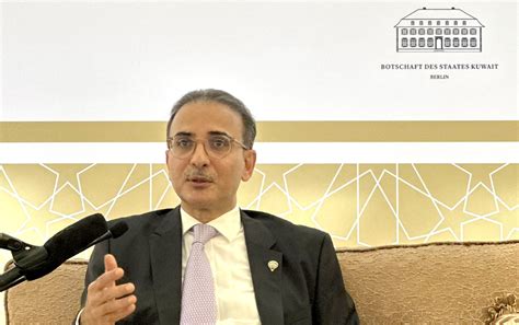 كونا Kuwait Amb In Germany Underlines Balanced Foreign Policy