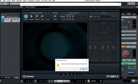 Cubase 95 Provst Connect Se Cannot Connect To A Friend Vst Connect