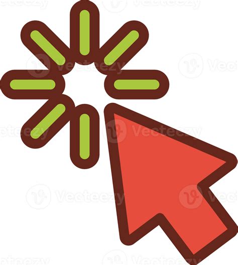 Cursor Mouse Flat Icon 3 Colors 26561686 Png