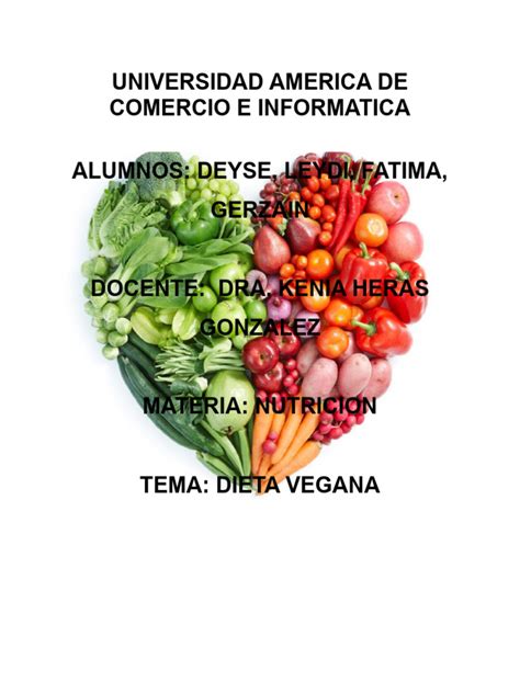 Dieta Vegana Pdf Veganismo Dieta