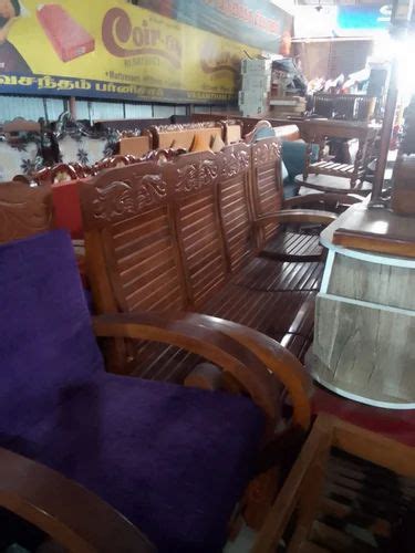 5 Seater Teak Wood Premium Teek Wooden Sofa Set At Rs 58000 Set In